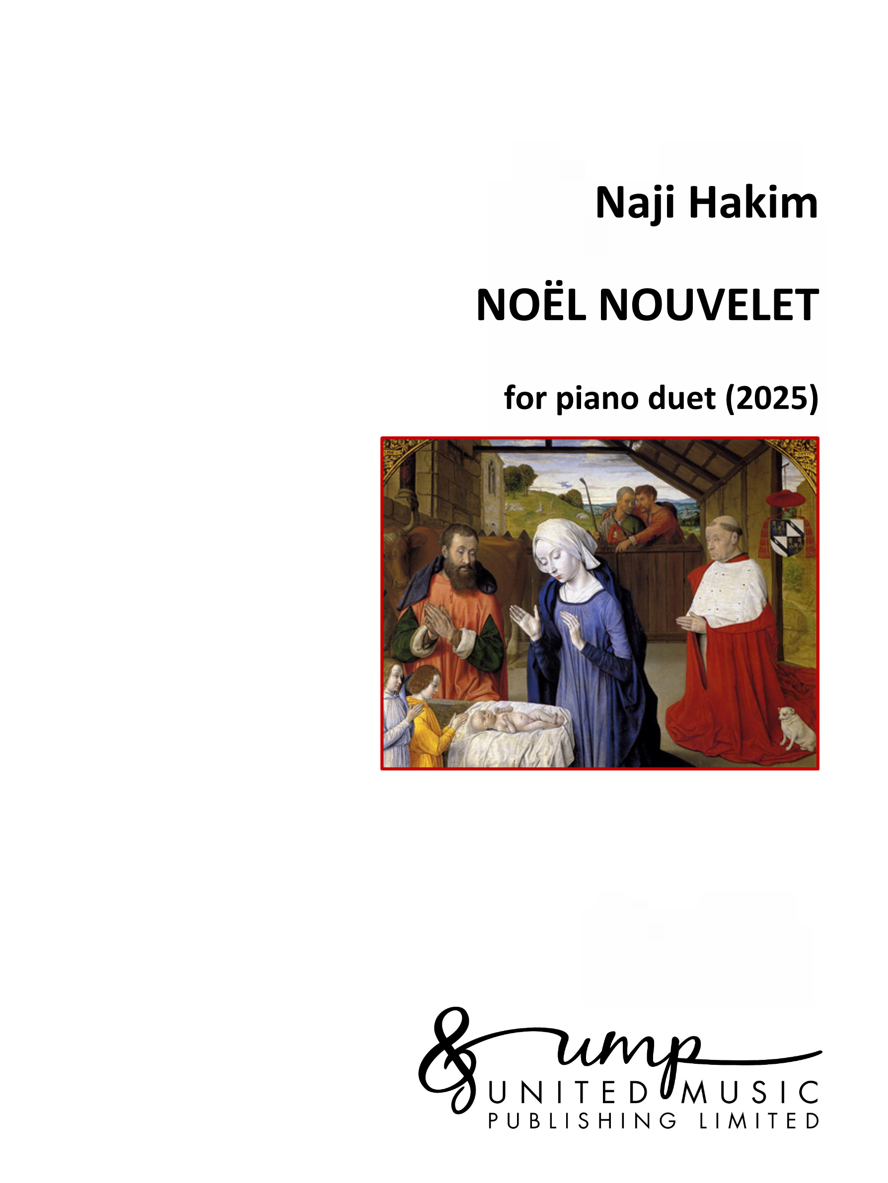HAKIM, Naji : Noël Nouvelet - United Music Publishing